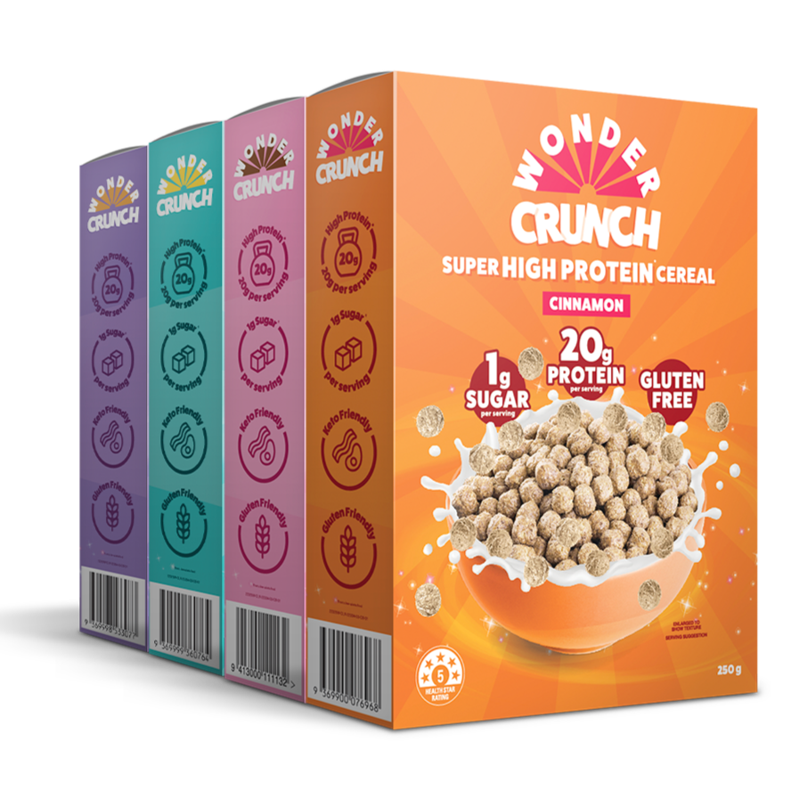 Wonder Crunch's High-Protein, Low-Sugar, Gluten-Free Cereal! – WonderCrunch
